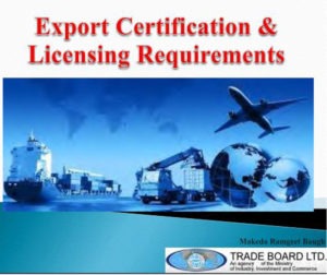 Export Certification & Licensing requirements - Do Business Jamaica